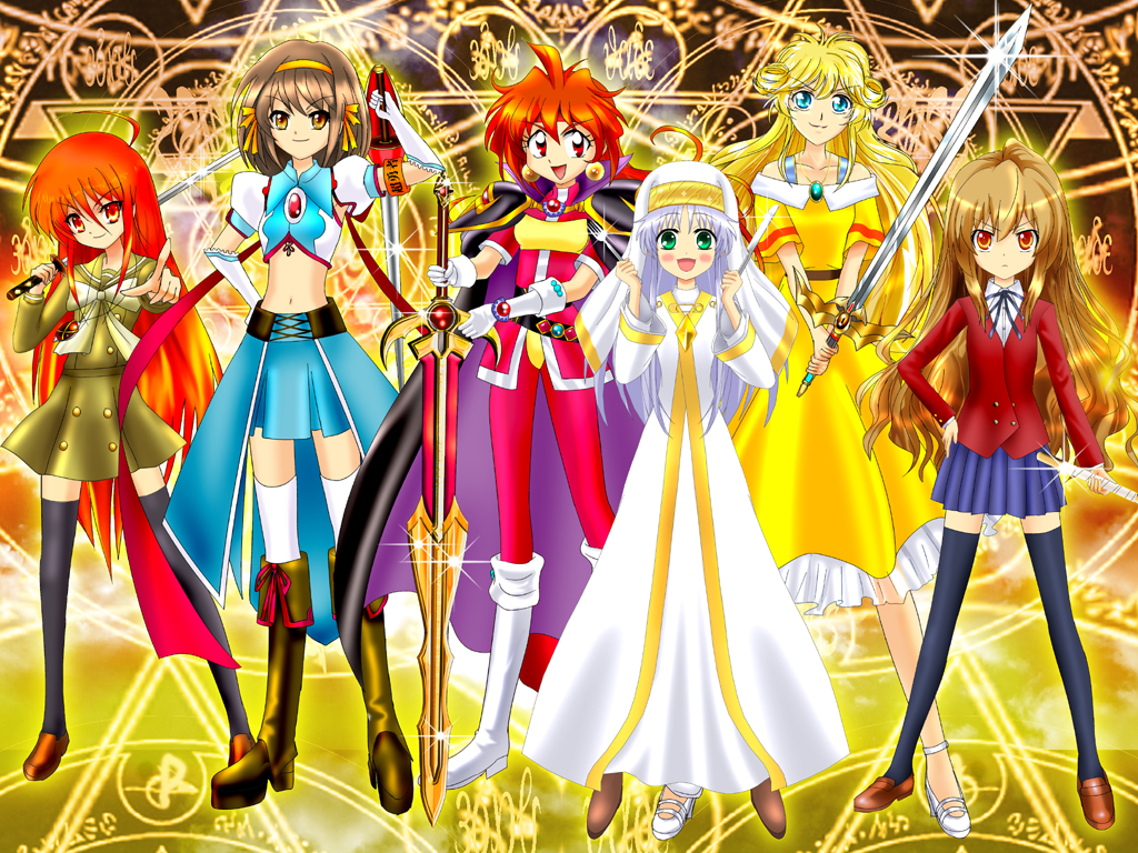 Safebooru - ahoge aisaka taiga alastor (shakugan no shana) cleo ...