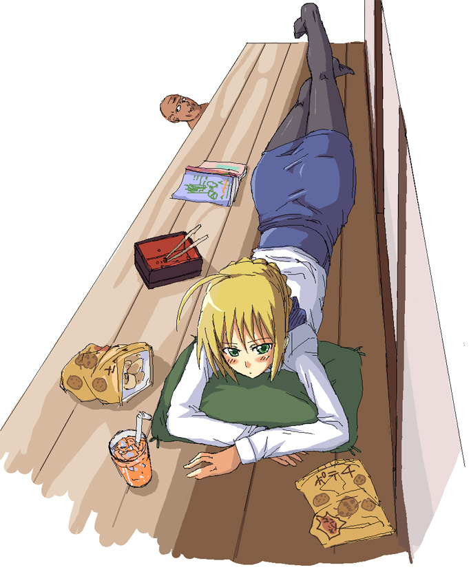 Safebooru - 1girl black legwear fate/stay night fate (series) feet ...