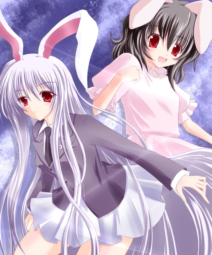 Safebooru - animal ears female inaba tewi rabbit ears reisen udongein ...
