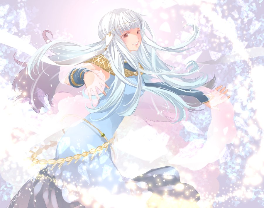 Safebooru - 1girl blue hair dancer dancing fire emblem fire emblem ...