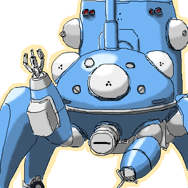 Safebooru - ghost in the shell lowres mecha oekaki tachikoma | 2050253