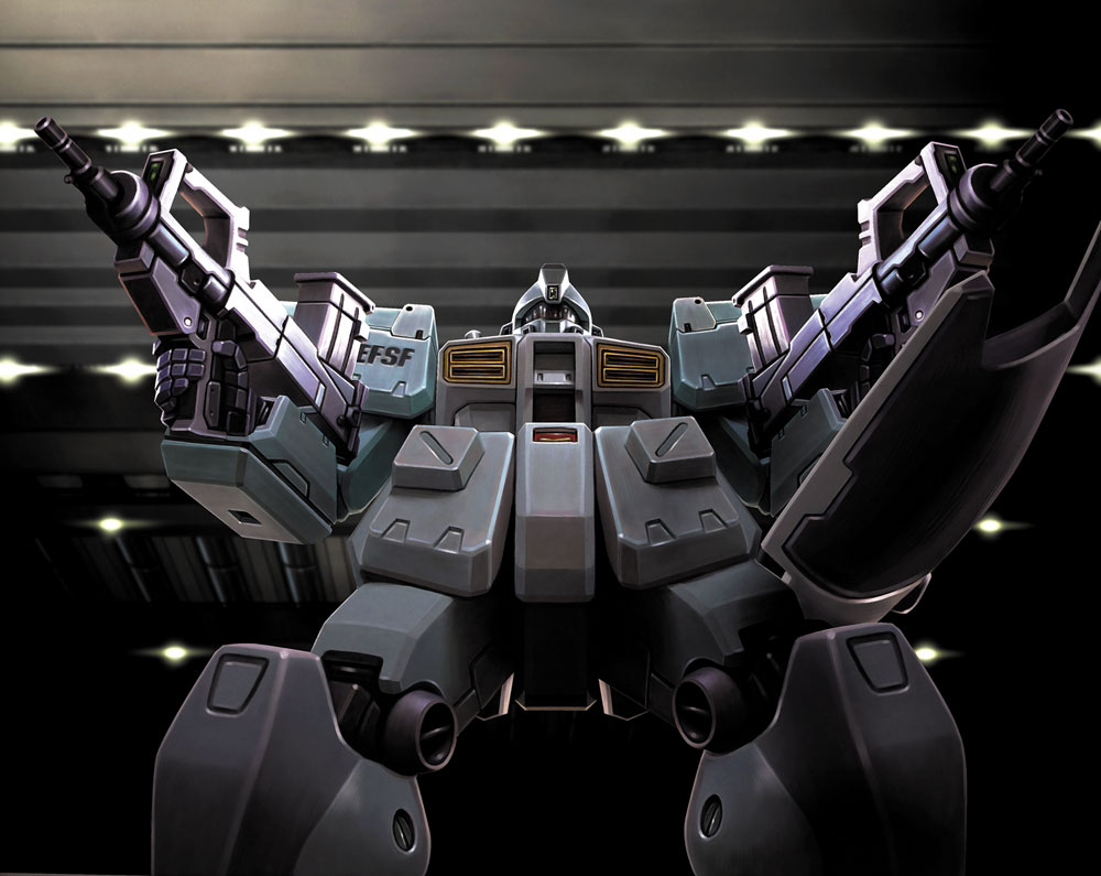 Safebooru - akimbo dual wield dual wielding gm (mobile suit) gm custom ...