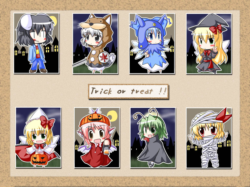 Safebooru - (9) 6+girls animal ears antennae atlus blonde hair blush ...