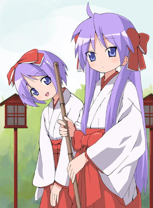 Safebooru - 2girls date (senpen) hiiragi kagami hiiragi tsukasa ...
