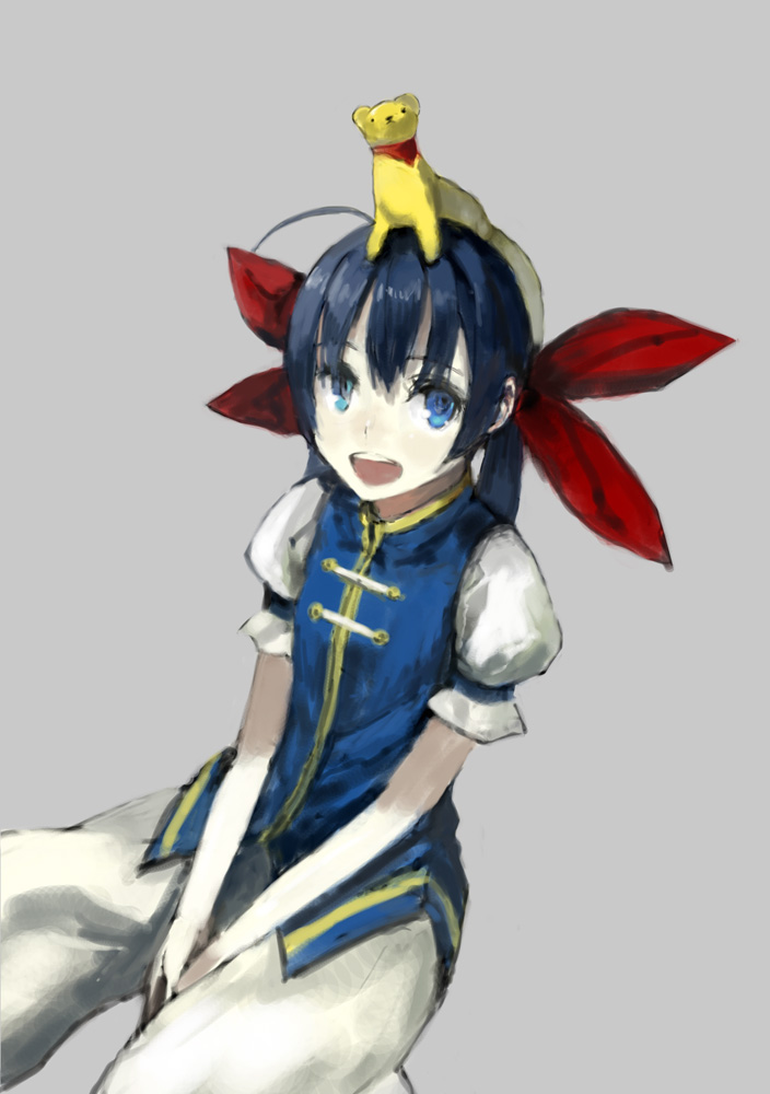 Safebooru - blue eyes blue hair fatal fury ferret futaba hotaru garou ...