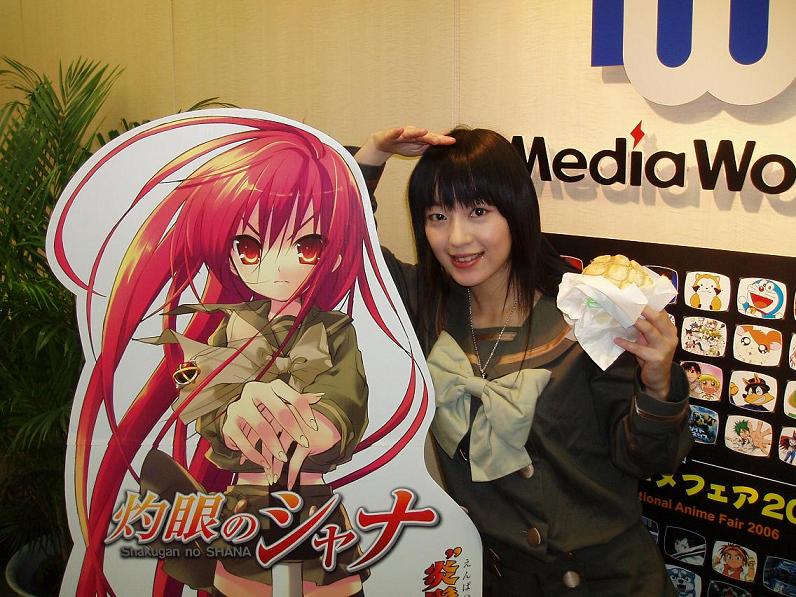 Safebooru - 2girls alastor (shakugan no shana) bread cosplay food itou ...