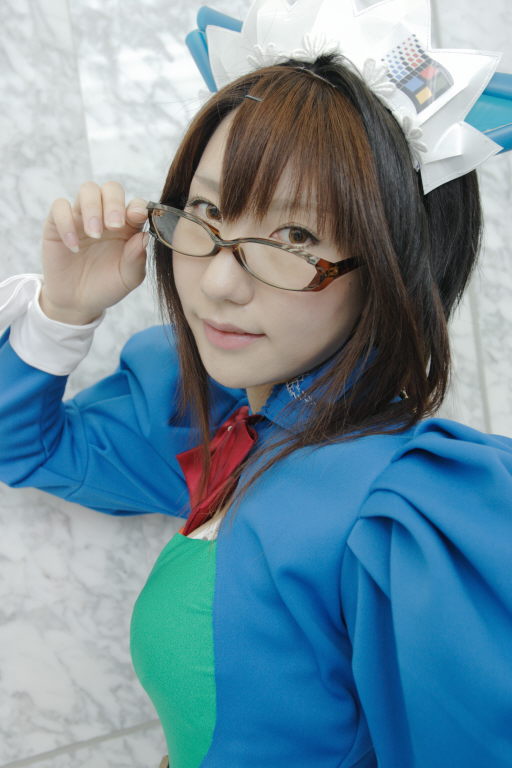 Safebooru - 2k-tan cosplay glasses os-tan photo | 2076166