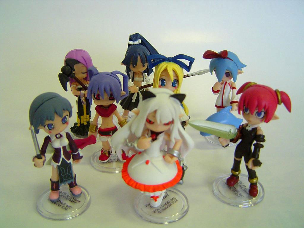 Safebooru - 1boy 6+girls disgaea everyone female brawler (disgaea ...