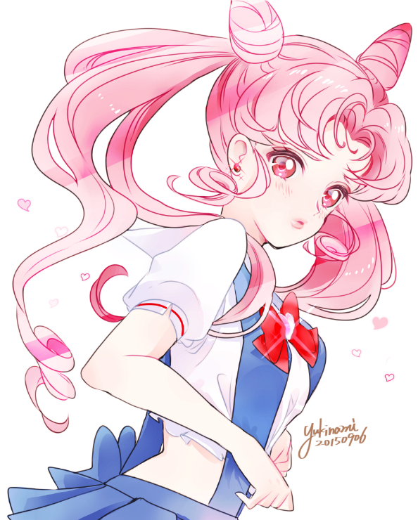 Safebooru - 1girl bishoujo senshi sailor moon blush bow brooch chibi usa double bun dress ...