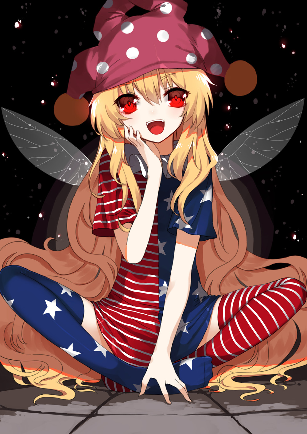 Safebooru 1girl Alternate Legwear American Flag Dress American Flag 0591