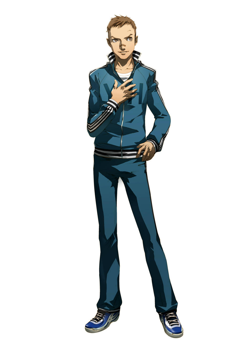 Safebooru - bandage brown eyes brown hair highres jacket male nagase ...