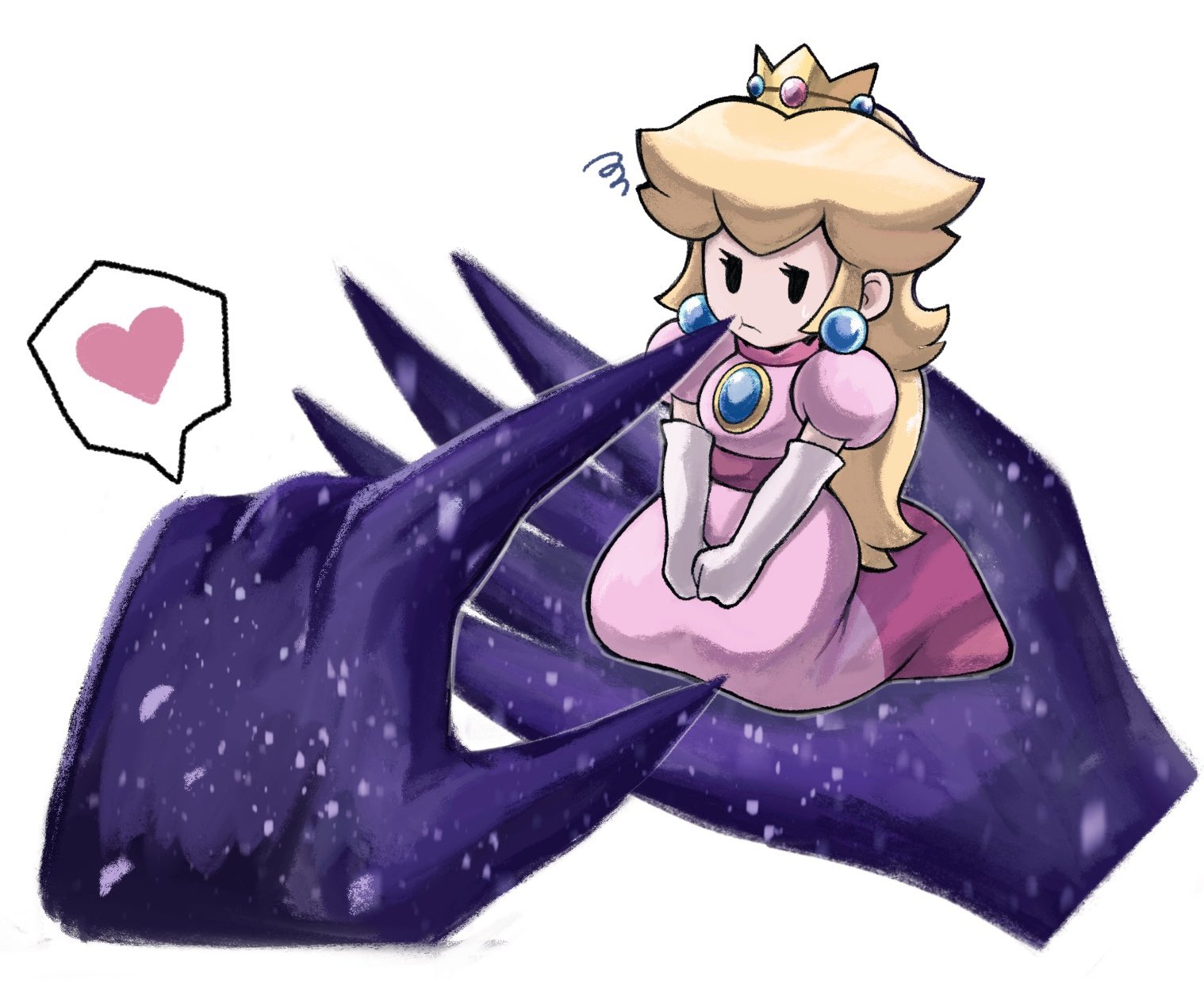 Safebooru - 2girls blonde hair cheek poking commshoo crown dress ...