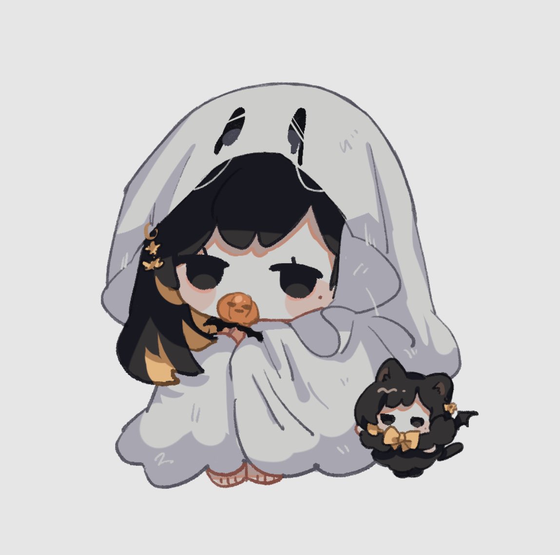 Safebooru - 2girls binah (project moon) black eyes black hair blonde ...