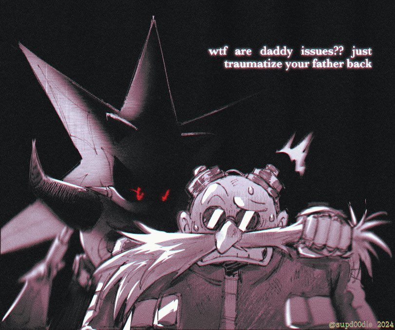 Safebooru - 9474s0ul dr. eggman facial hair metal sonic mustache neo ...
