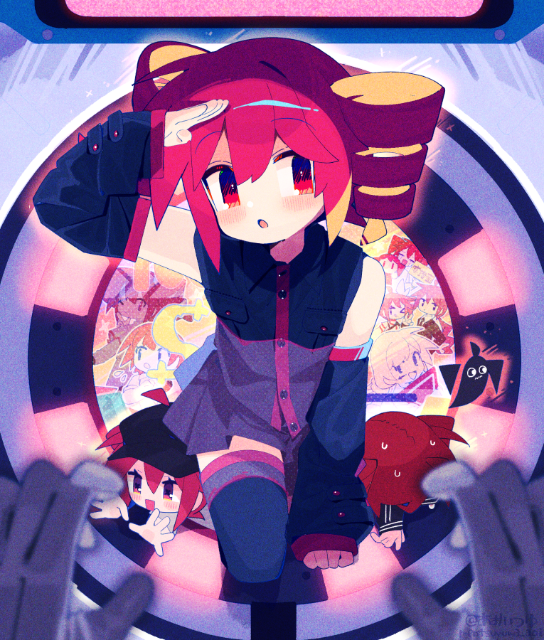 Safebooru - 1boy 1girl aoi tsuyu babel (utau) belt black belt black ...