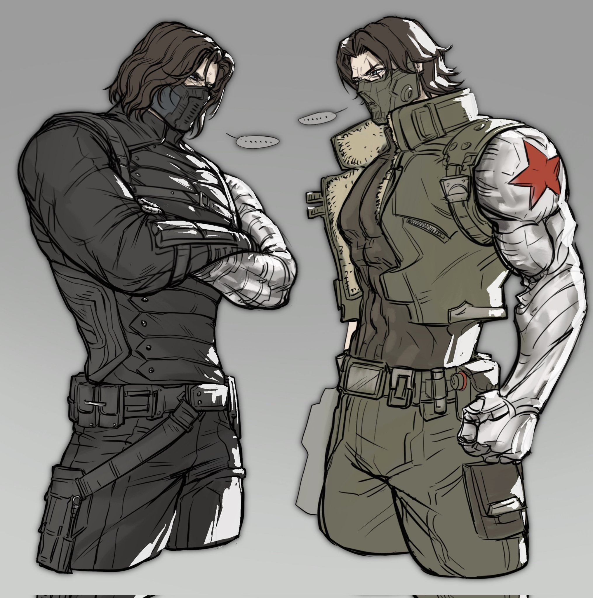 Safebooru - ... 2boys belt black belt black bodysuit black mask blue ...