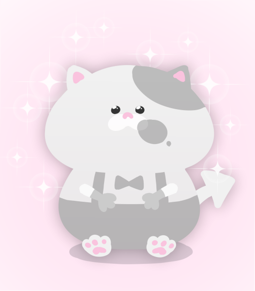 Safebooru - animal ears cat cat ears cat tail paws pink background ...