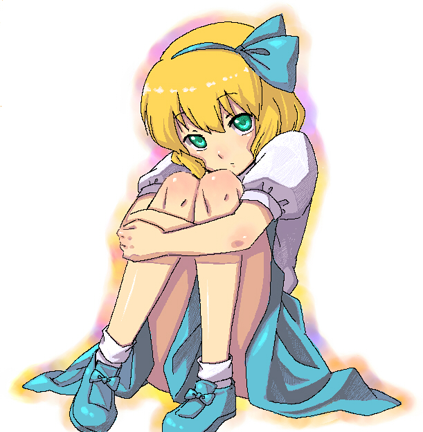 Safebooru - alice margatroid alice margatroid (pc-98) bad id blonde hair green eyes hairband ...