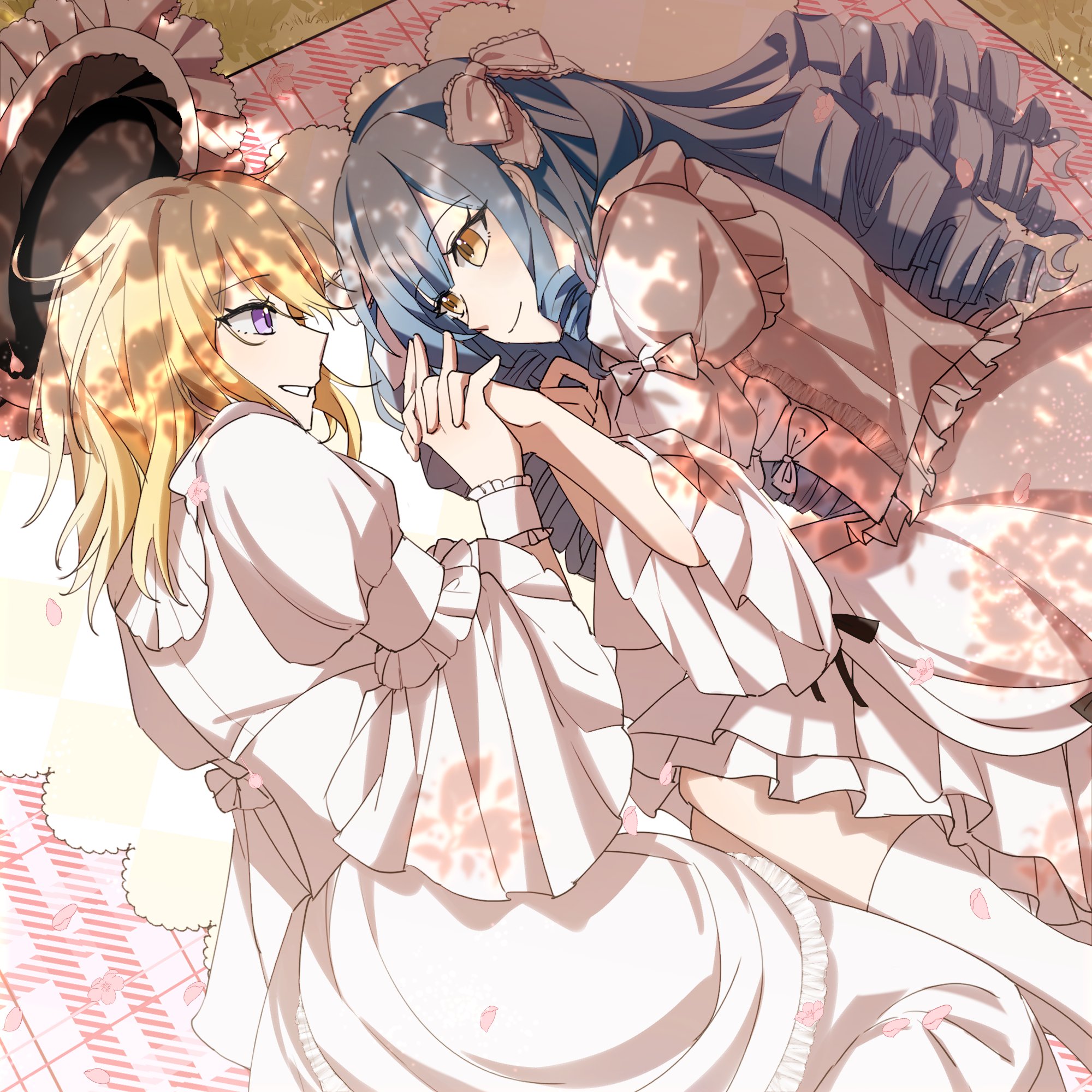 Safebooru - 2girls artist request bang dream! bang dream! it's mygo!!!!! blue hair cherry ...