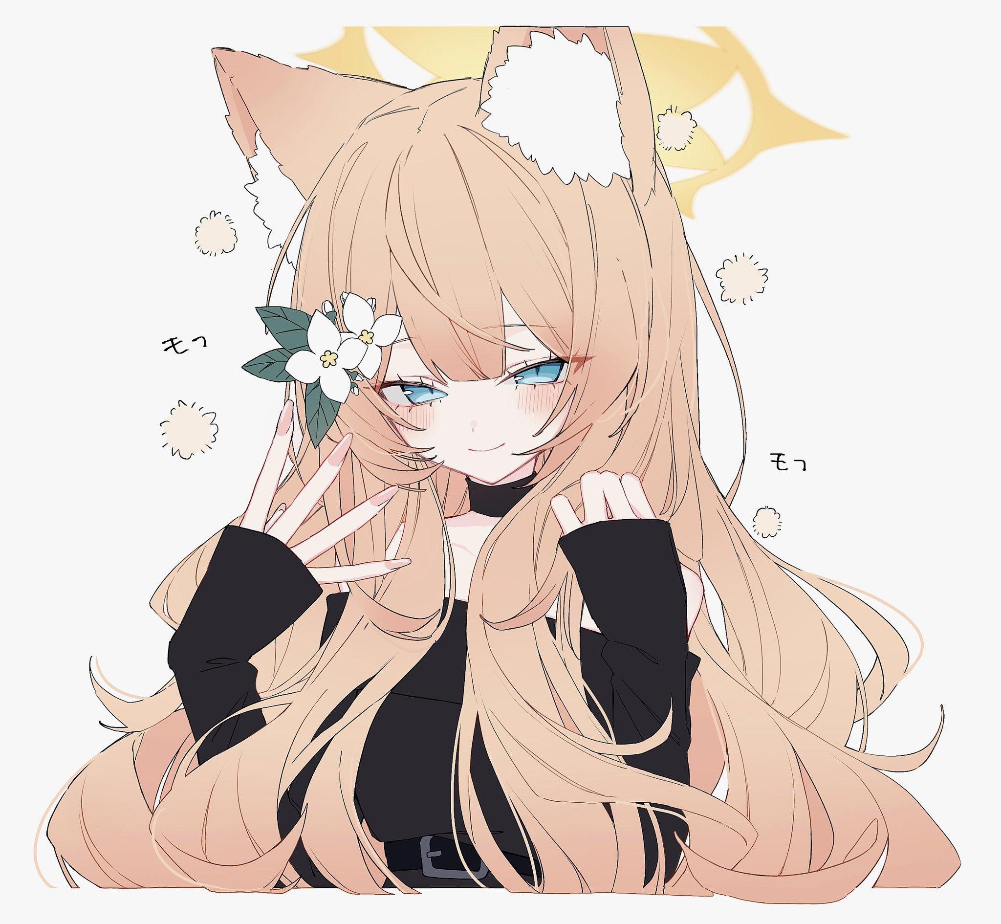 Safebooru - 1girl alternate costume animal ear fluff animal ears bare shoulders black jacket ...