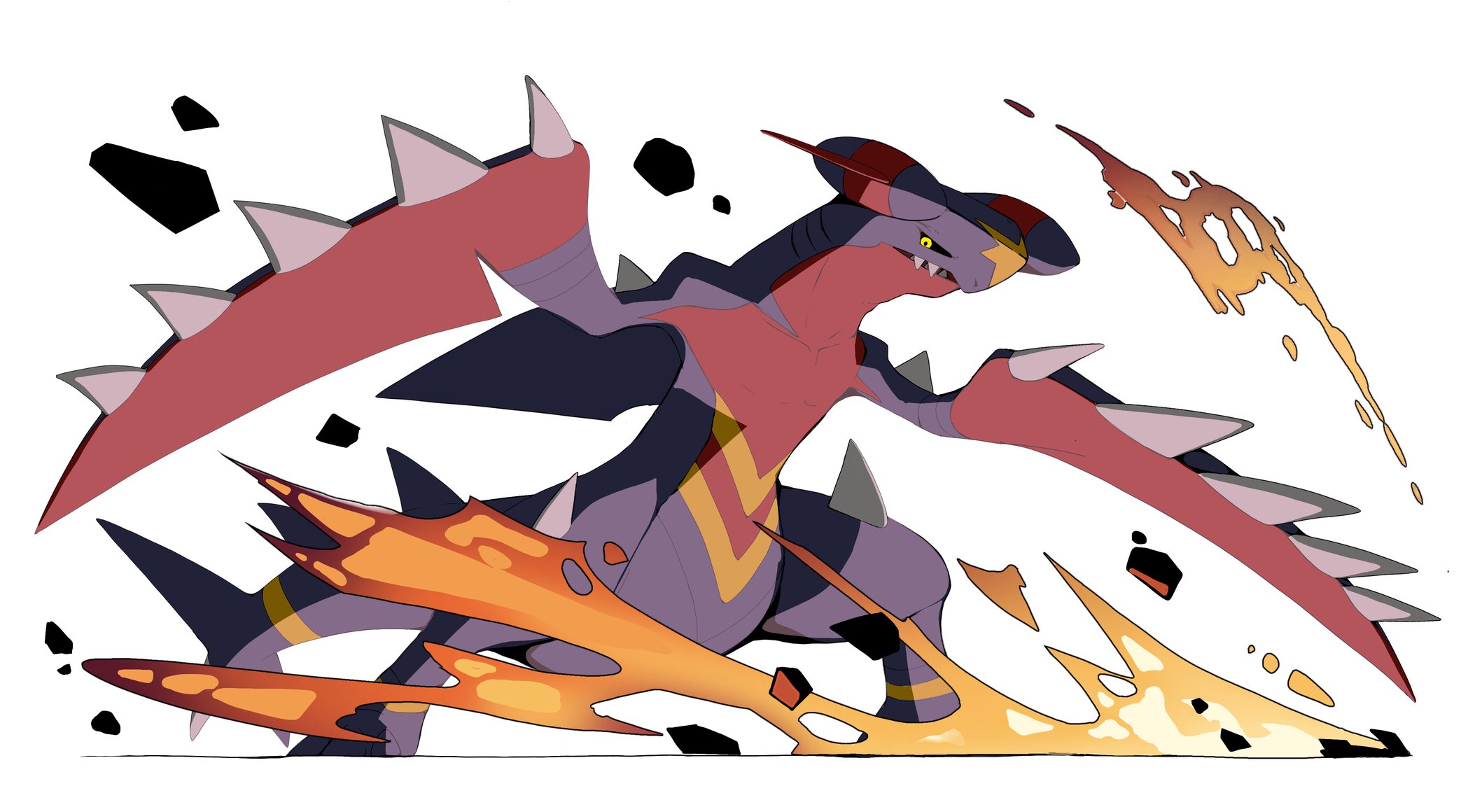 Safebooru - black sclera claws colored sclera commentary dragon english ...