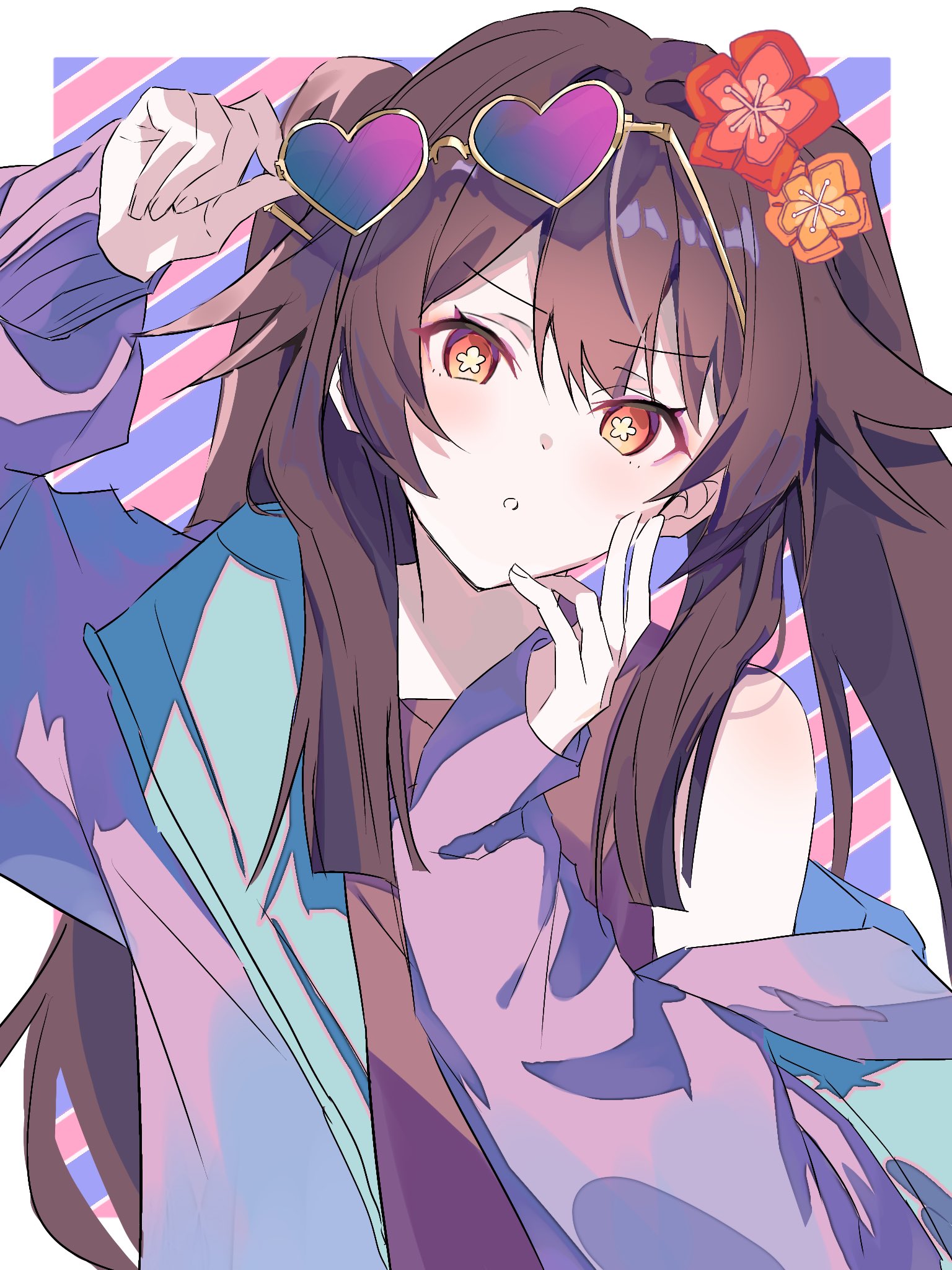 Safebooru - 1girl alternate costume brown eyes brown hair commentary ...