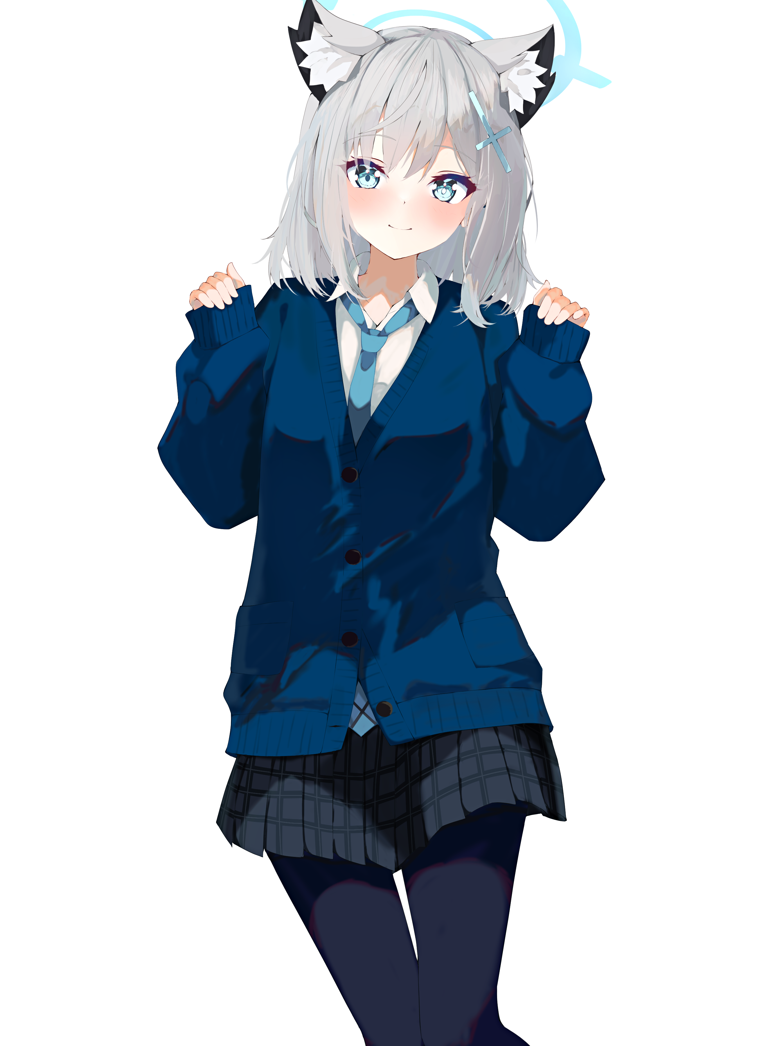 Safebooru - 1girl absurdres alternate costume animal ear fluff animal ...