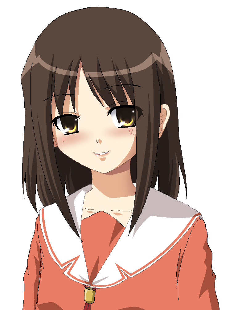 Safebooru - azumanga daioh blush brown hair hayashiya zangourou ...