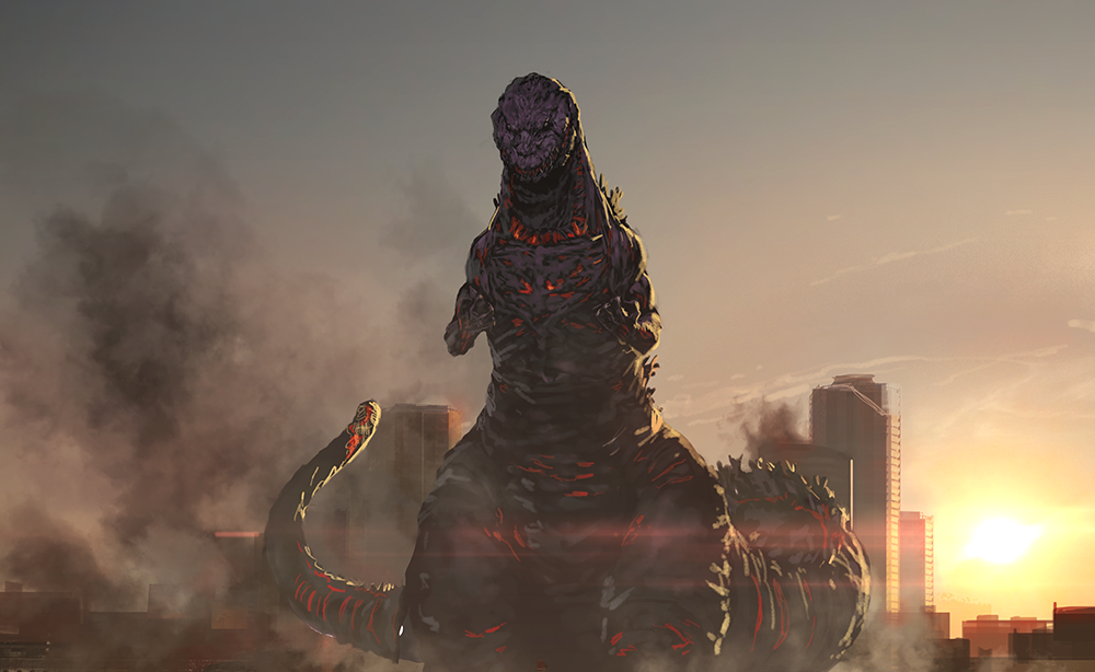 Safebooru - building city cityscape godzilla godzilla (series) izumi ...