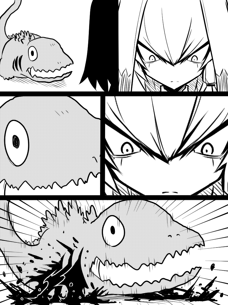 Safebooru - 1girl blood character request comic godzilla (series) jin ...