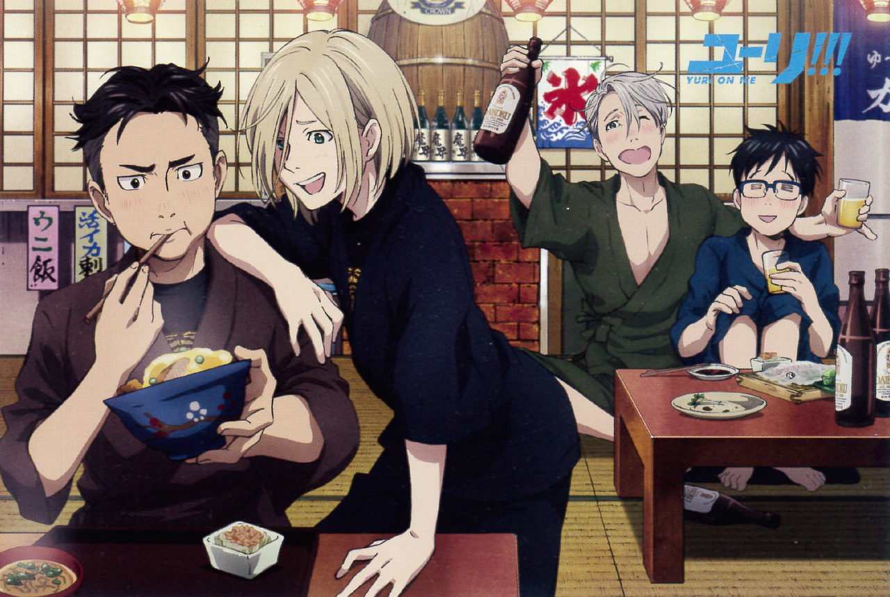 Safebooru - 4boys = = alcohol artist request beer black hair blonde ...