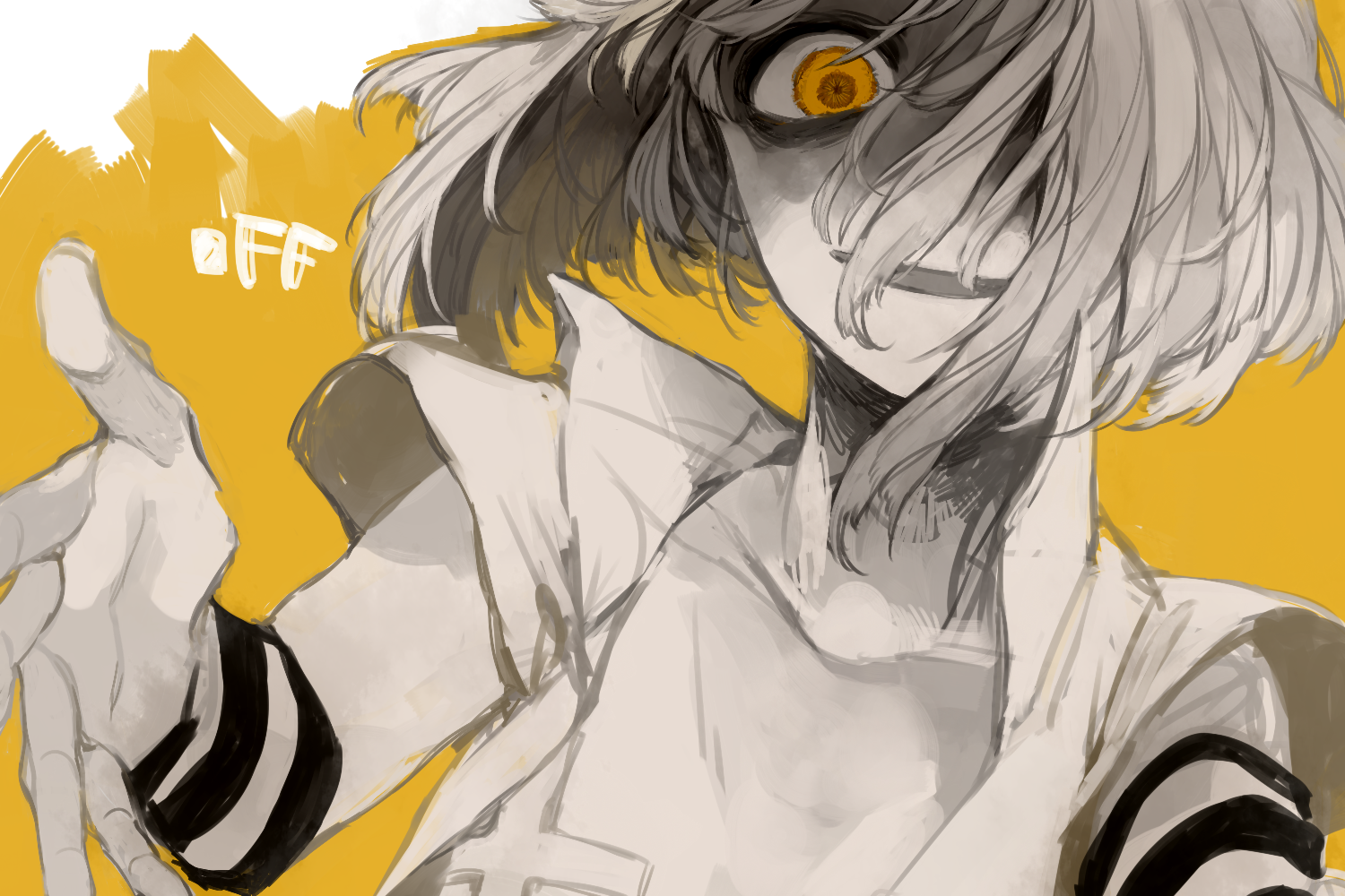 Safebooru 1girl Bandaid Bandaids On Nipples Breasts Collarbone Crazy 8773