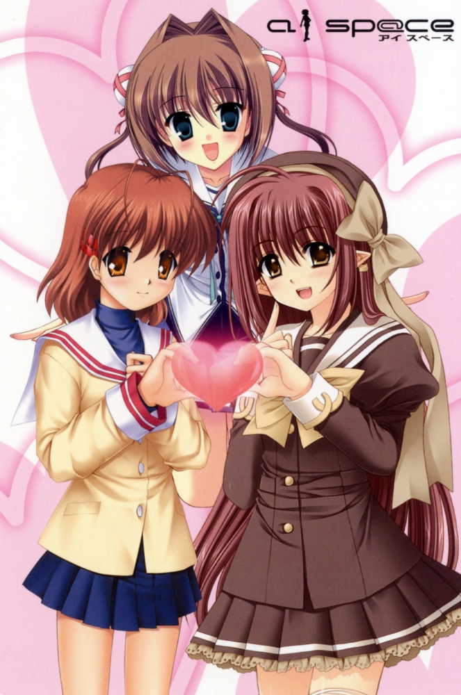 Safebooru - antenna hair asakura yume blue eyes brown eyes brown hair ...