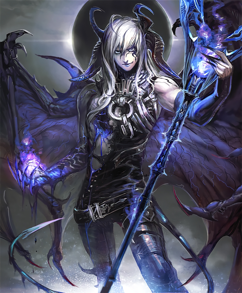 Safebooru - 1boy artist request azazel (shingeki no bahamut) belt blood ...