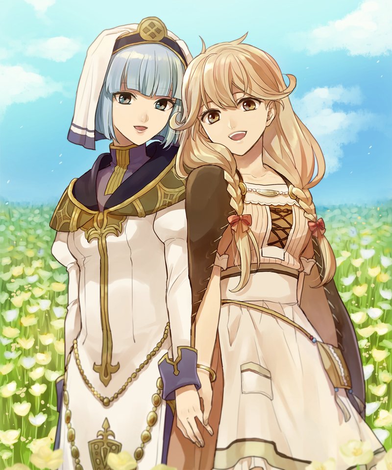 Safebooru - 2girls akke effie (fire emblem) field fire emblem fire ...