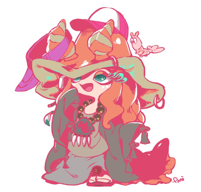 Safebooru - 1girl baseball cap green eyes hat long hair mantis shrimp ...