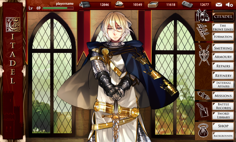 Safebooru - 1boy armor blonde hair box cowboy shot excalibur fake ...
