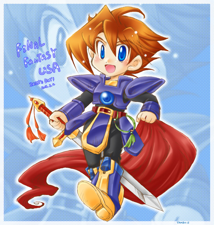 Safebooru - ! 1boy armor armored boots artist name benjamin (ffmq) blue ...