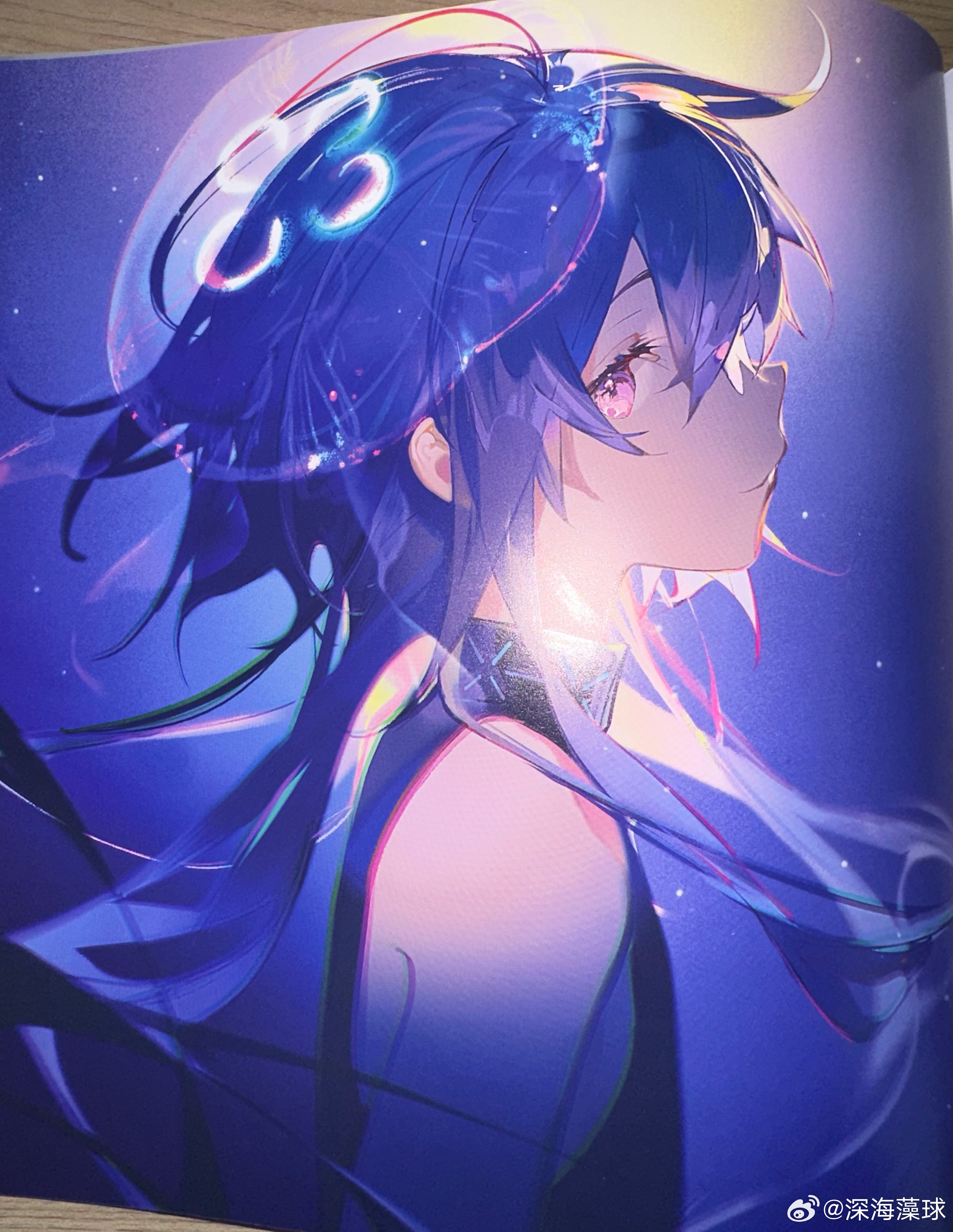 Safebooru - 1boy absurdres arknights ask (askzy) bare shoulders blue ...