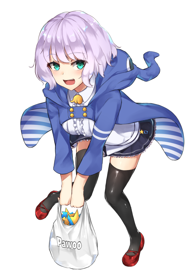 Safebooru - 1girl bangs black legwear black skirt blush breasts ...