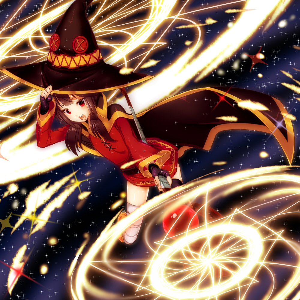 Safebooru - 1girl asymmetrical legwear bandage black gloves black hair ...