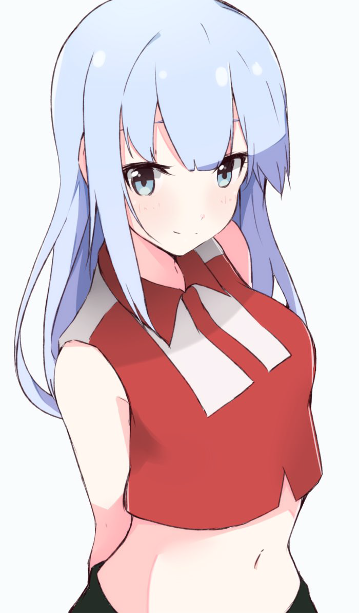Safebooru - 1girl blue eyes employee uniform enelis idolmaster ...