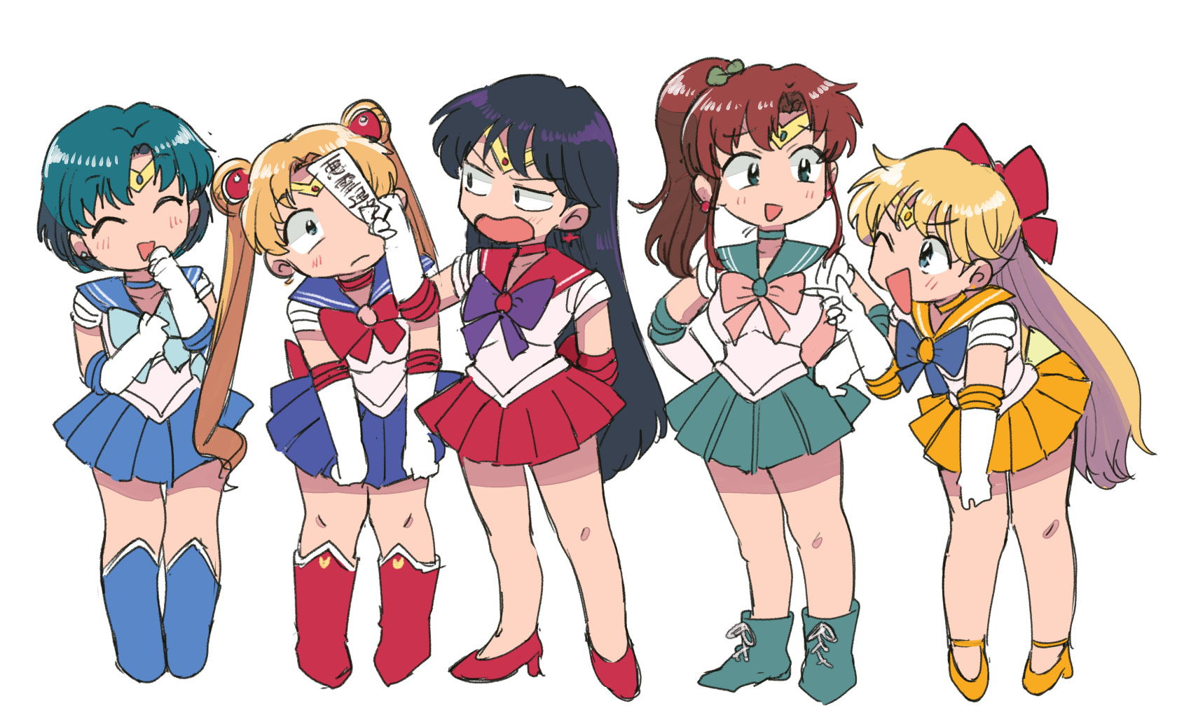 Safebooru - ^ ^ aino minako bishoujo senshi sailor moon black hair blonde hair blue eyes blue ...