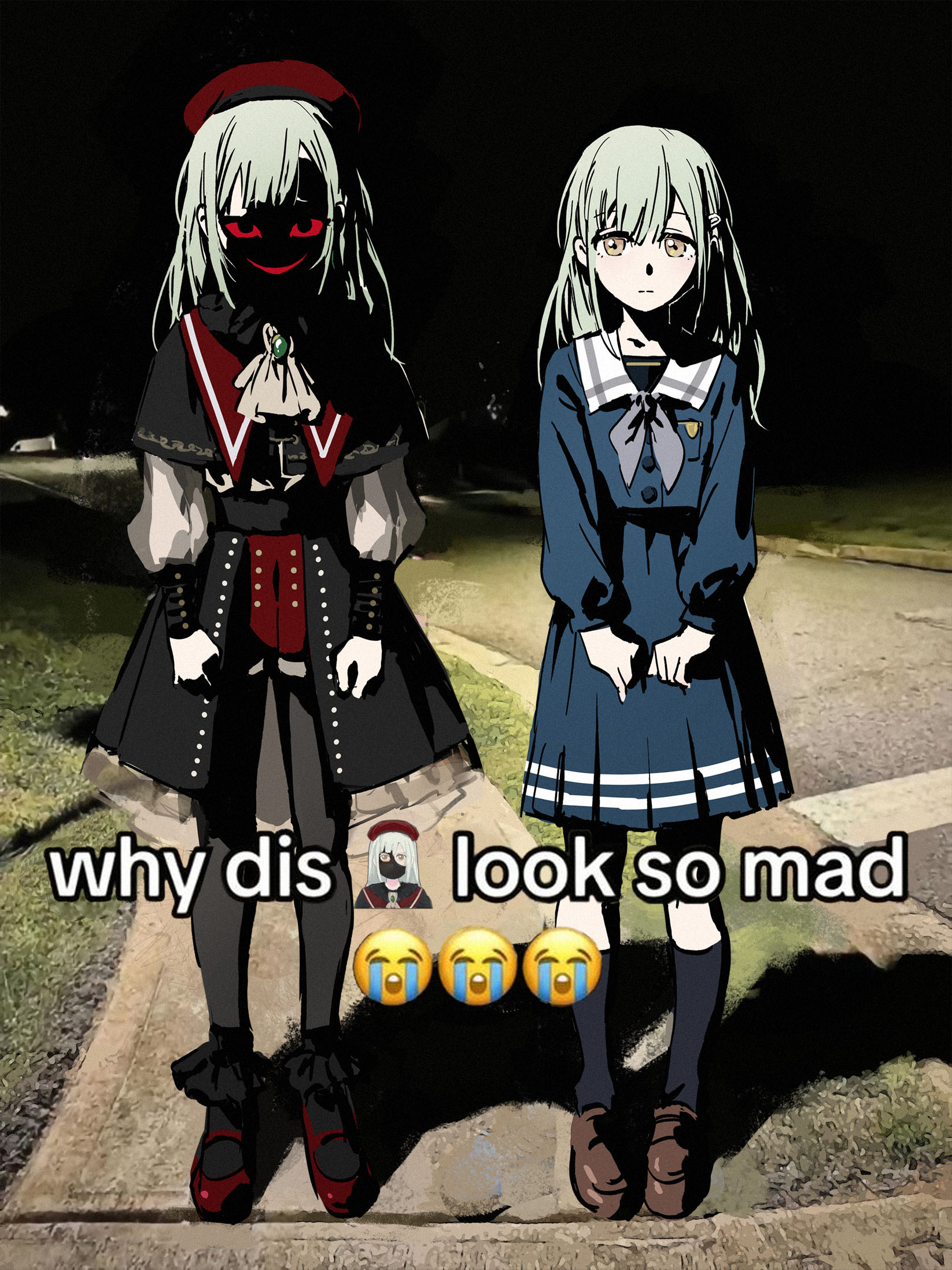 Safebooru - 2girls ascot bang dream! bang dream! it's mygo!!!!! beret ...