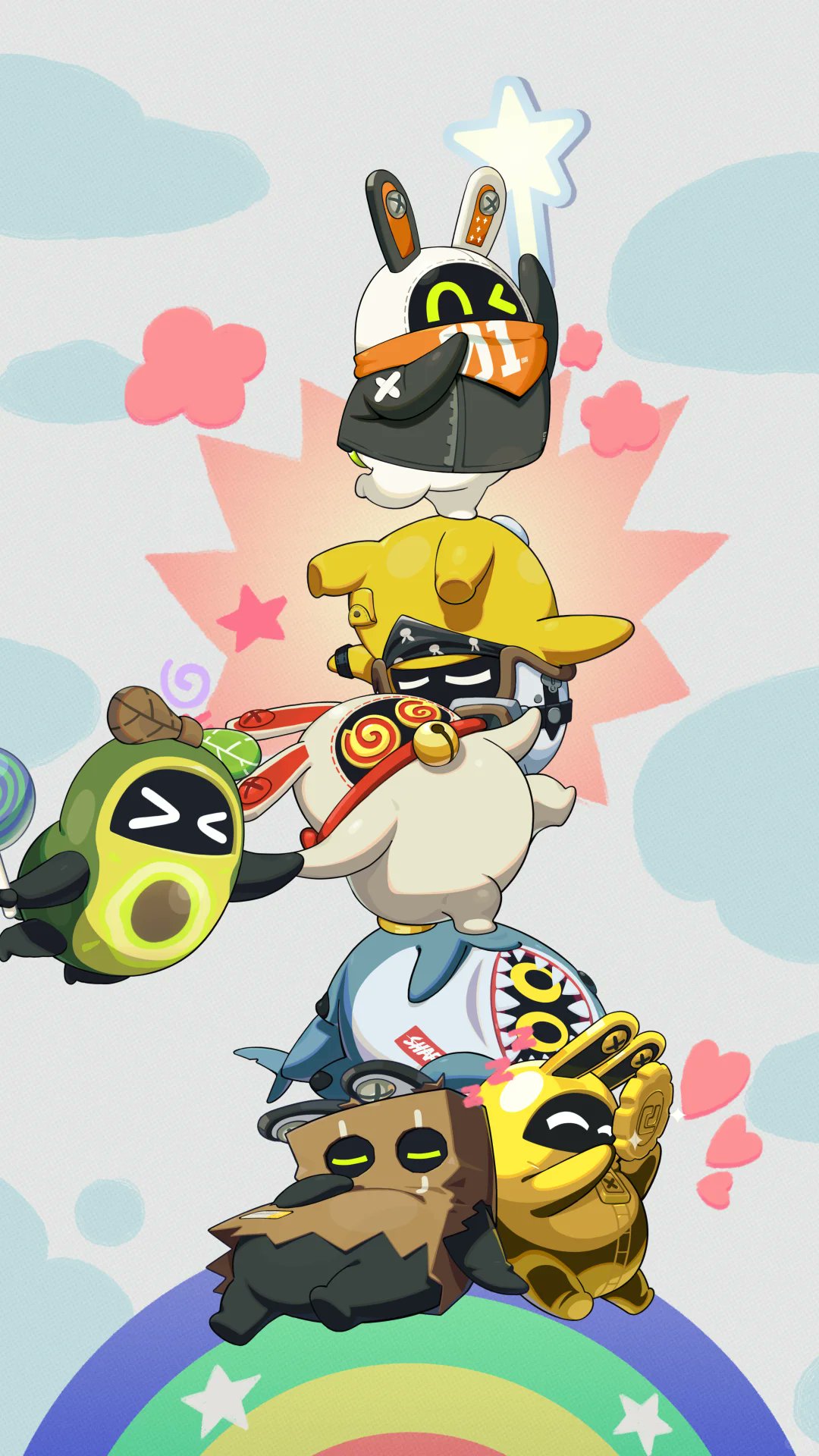 Safebooru - ! > o 6+others @ @ artist request avocaboo (zenless zone ...