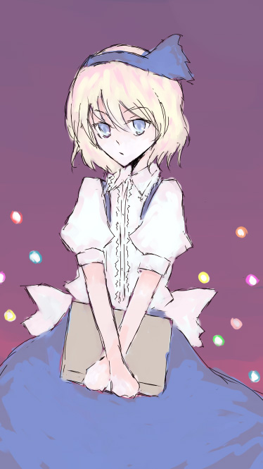 Safebooru - alice margatroid alice margatroid (pc-98) en (engawa) solo touhou touhou (pc-98 ...