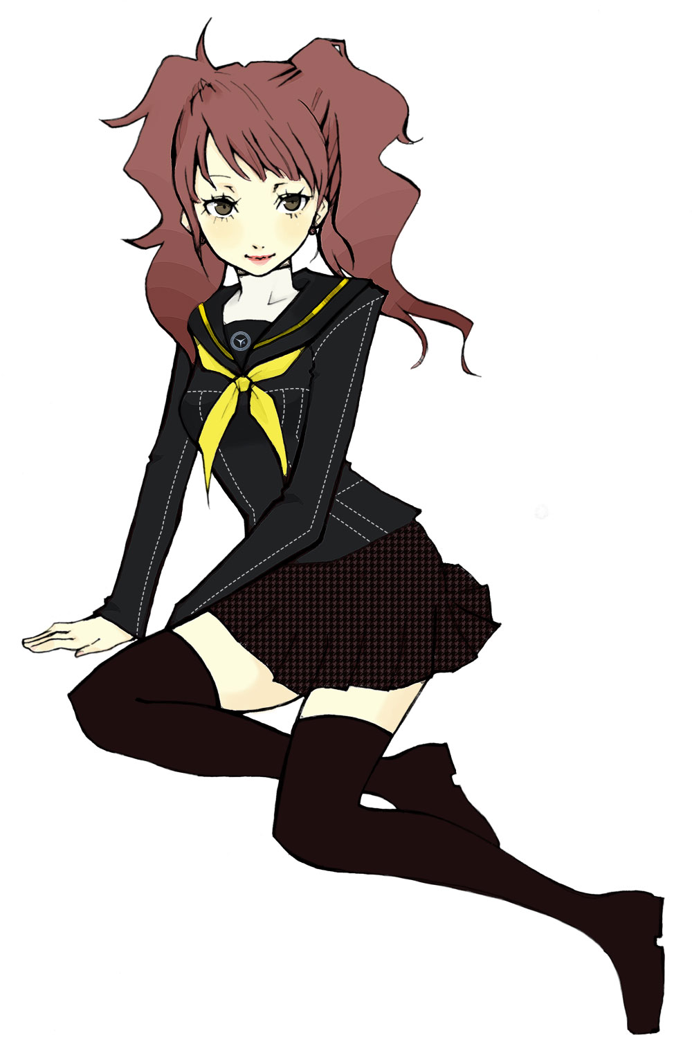 Safebooru - highres kujikawa rise persona persona 4 school uniform ...