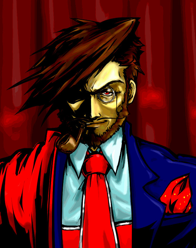 Safebooru - brown hair facial hair guilty gear handkerchief male manly ...