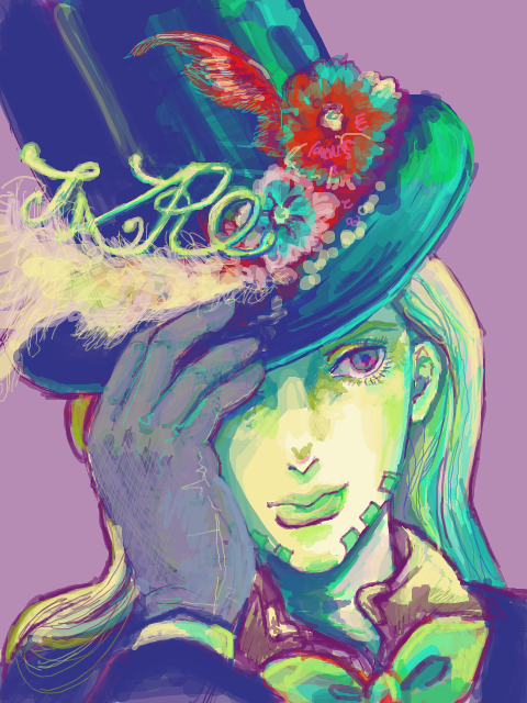 Safebooru - gloves gyro zeppeli hat jojo no kimyou na bouken makeup ...