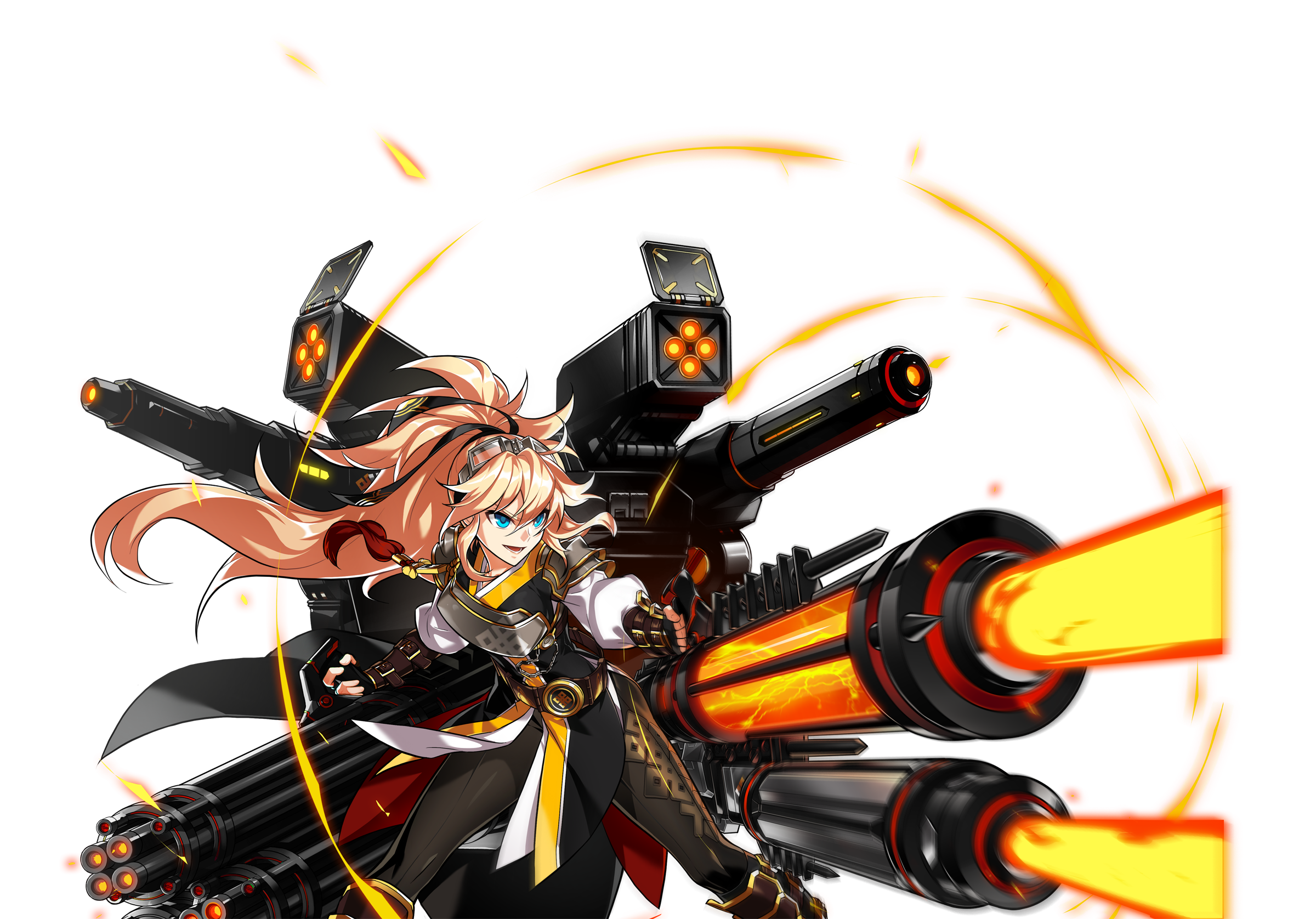 Safebooru - 1girl armor artist request black gloves black pants blonde ...